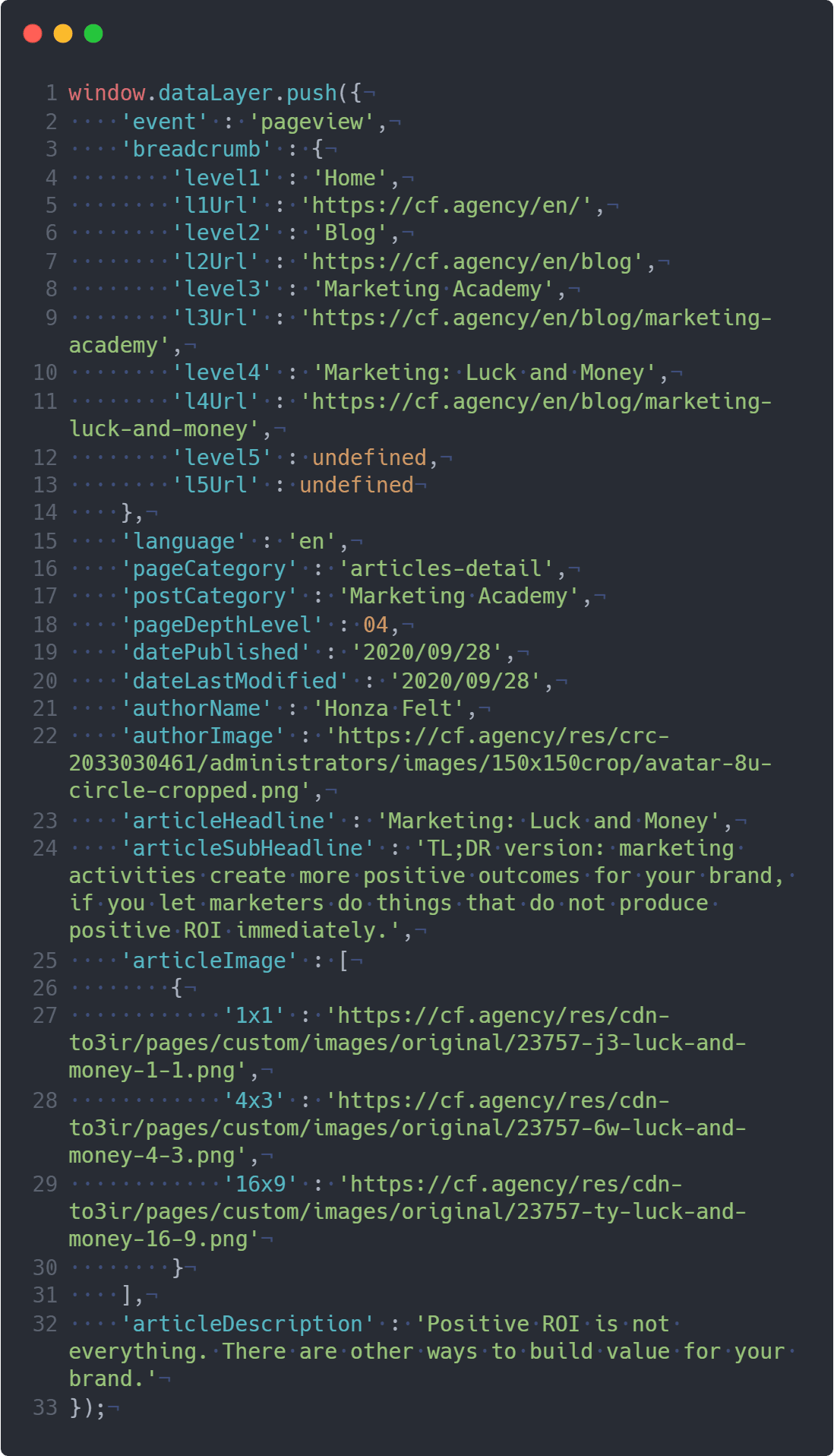 Implement Structured Data Breadcrumbs Using GTM | CF Agency